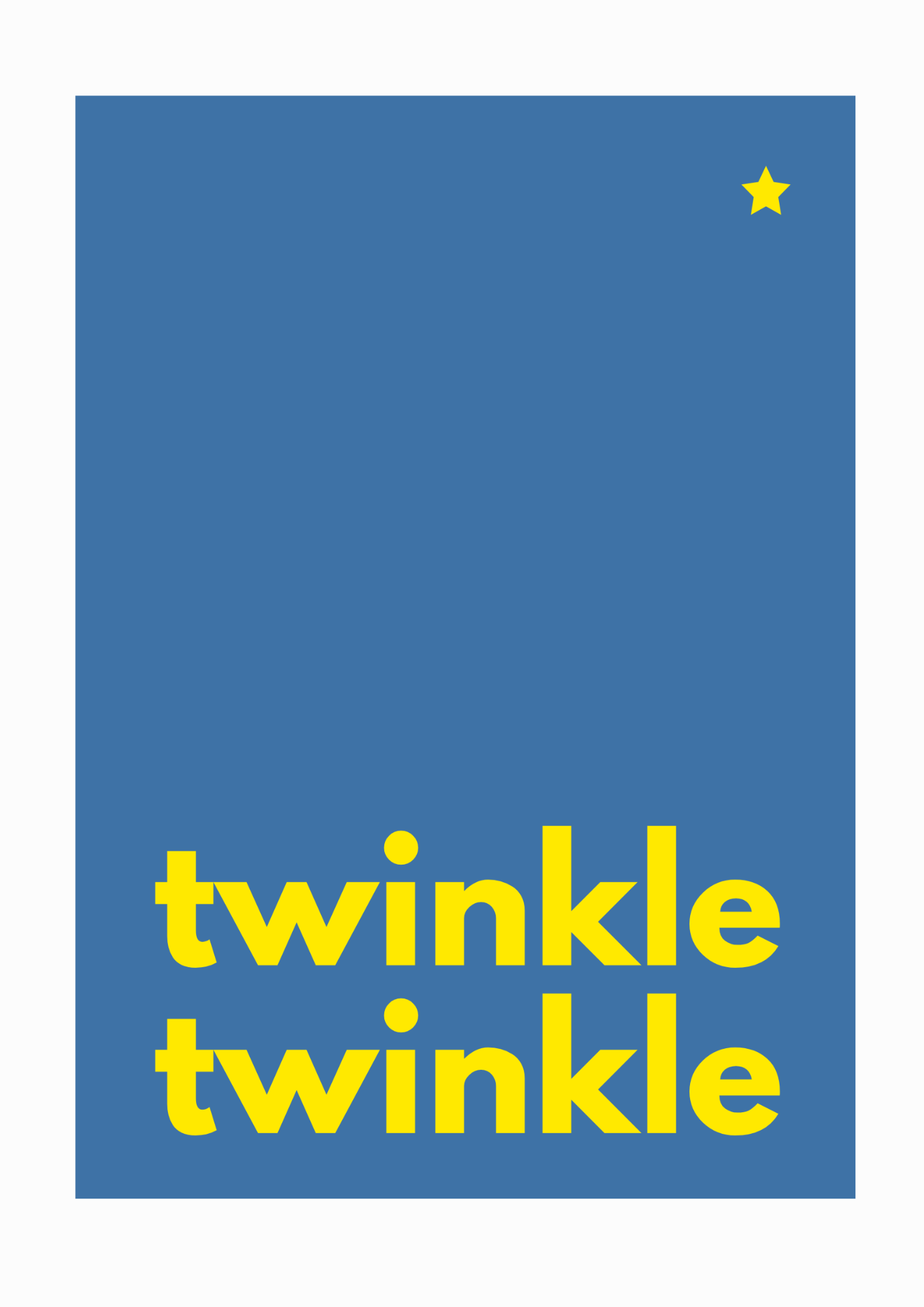 Twinkle Twinkle little star – Barley designs